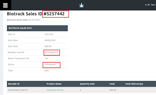 Retail | BioTrack Sales